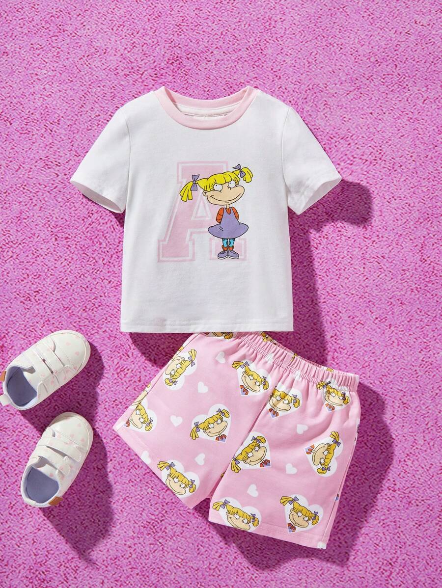 Nick 90s | SHEIN Conjunto De Gráficos De Dibujos Animados Para Bebé ...
