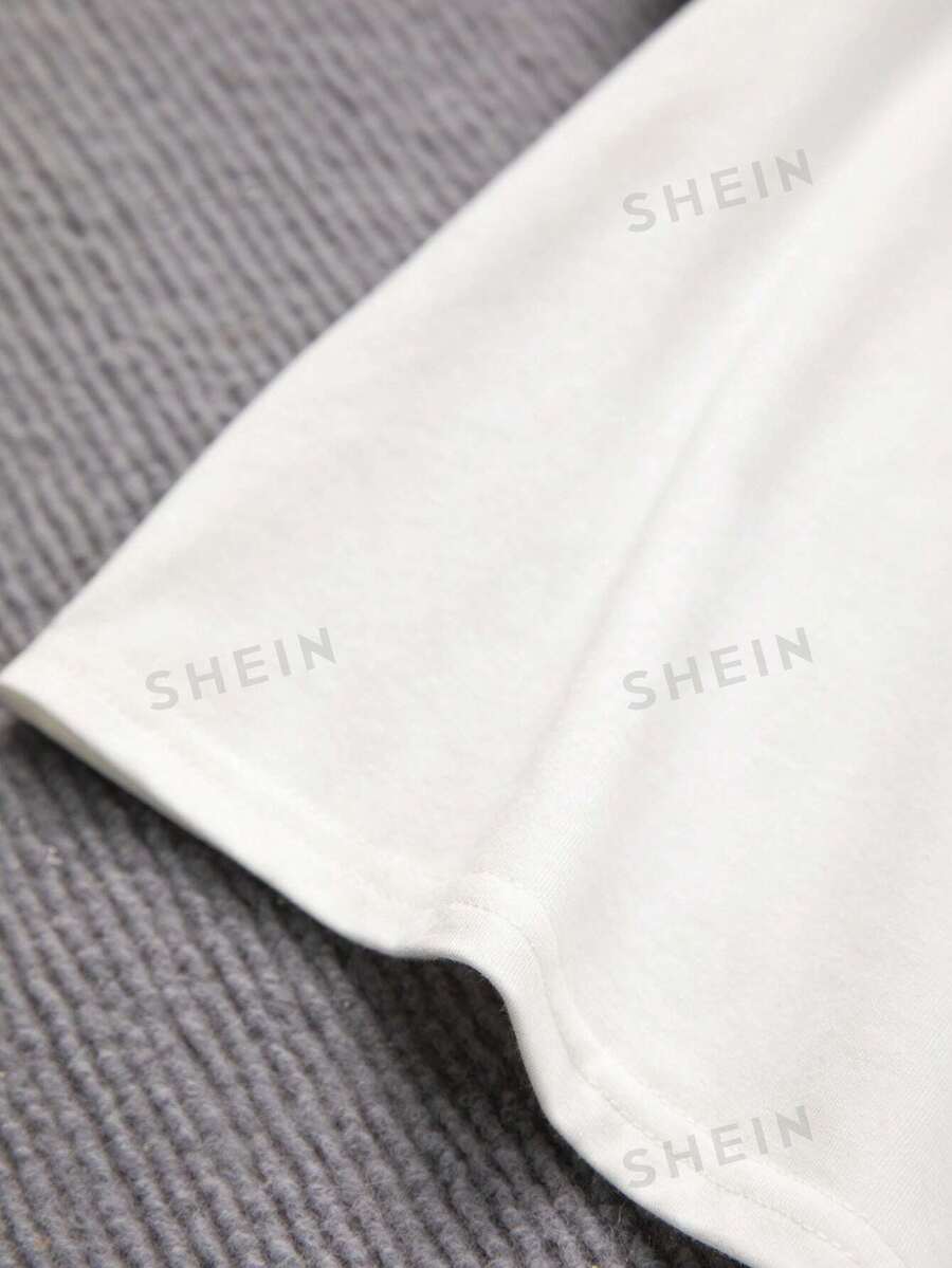 SHEIN LUNE Women's Knit Solid Basic Loose Fit Casual T-Shirts, Pack Of 3 | SHEIN UK