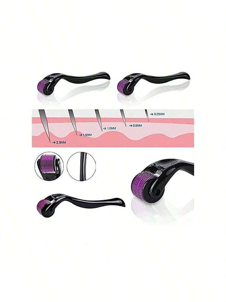 0.5mm Derma Roller Microneedle Roller 540 Stainless Steel Facial Body ...