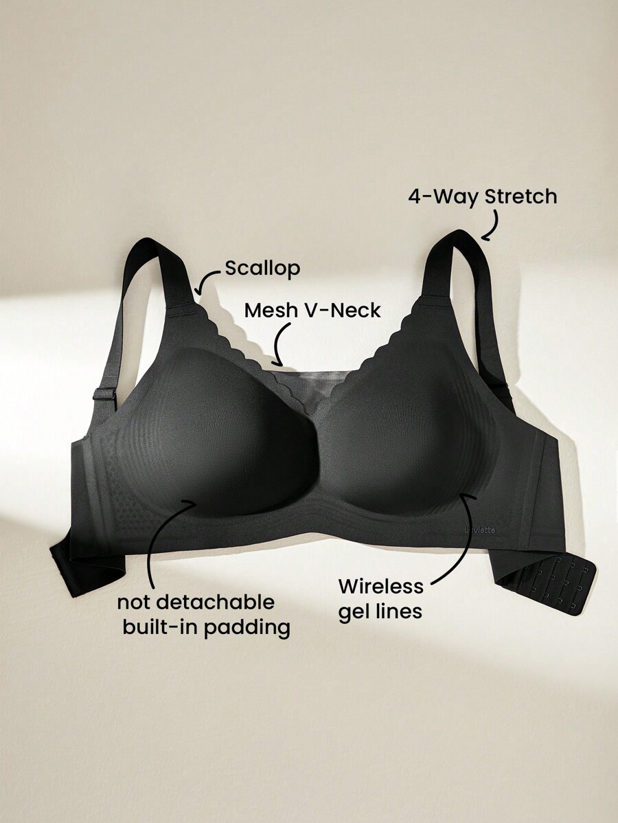 LUVLETTE Plus Dream Curve 2ndSkin Wireless Plunge Seamless Bra for Sale Australia| New ...