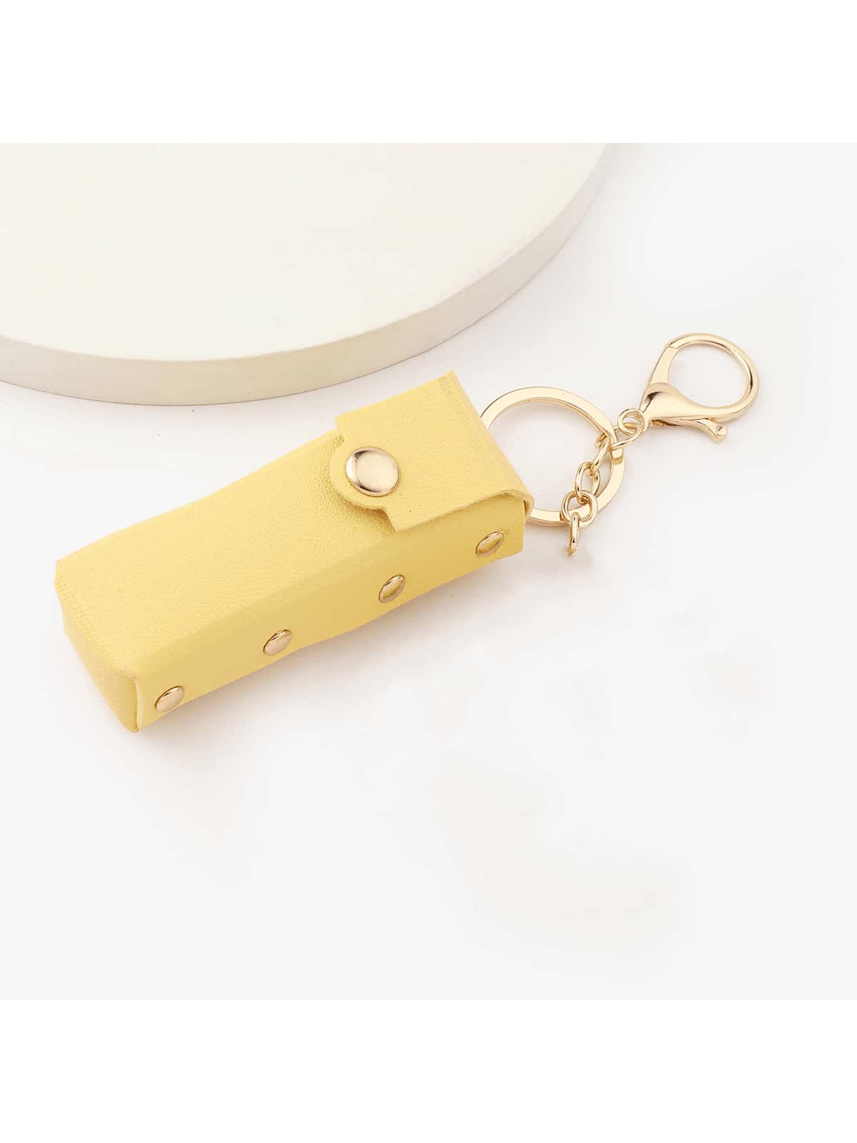 Chic Lipstick Guardian Keychain - Fashionable Compact Mirror, Premium ...