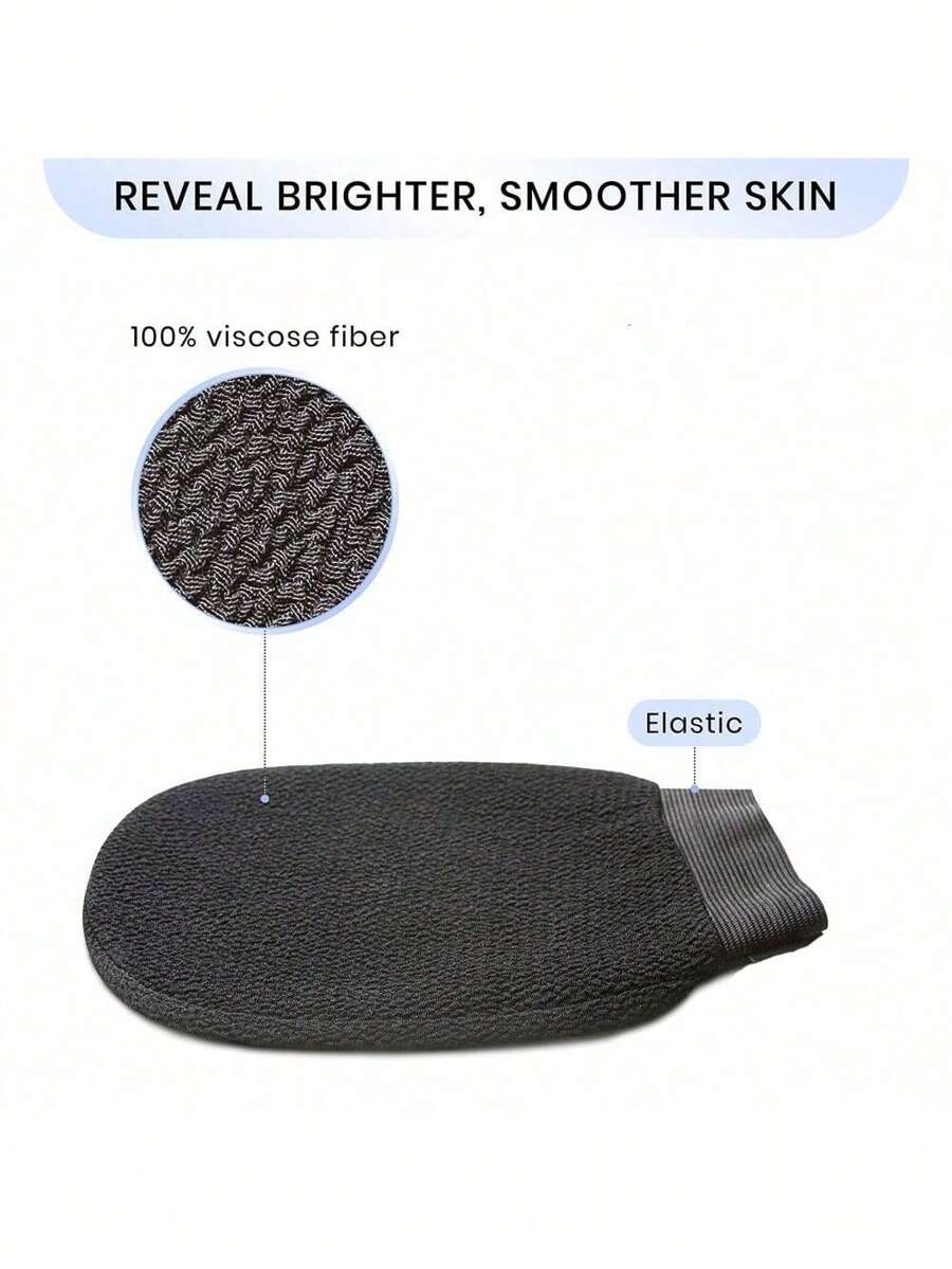 1Pack Korean Exfoliating Mitt For Remove Dead Skin. 100% Viscose Deep ...
