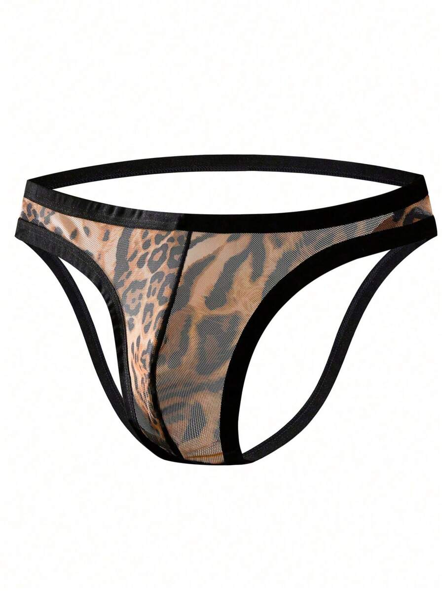 Men's Leopard Print Thong Underwear | SHEIN USA
