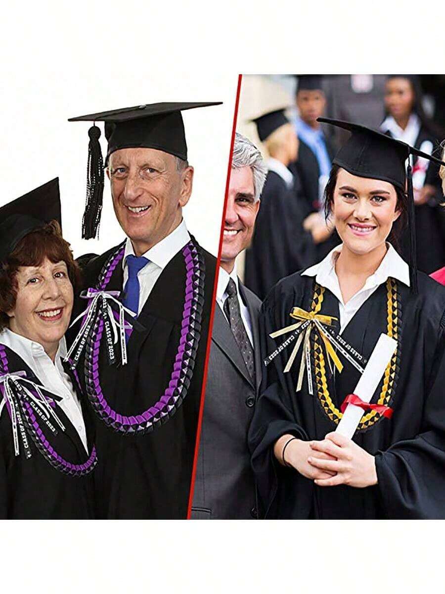 48 Inches 1 Pc Graduation Leis Graduation Ribbon Lei Necklace 2024 ...