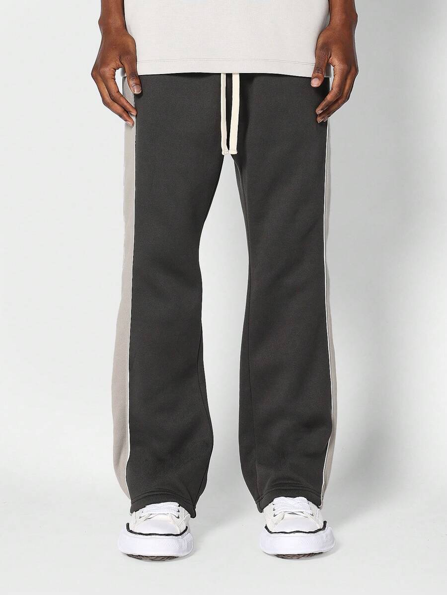 SUMWON Jogger de ajuste acampanado con panel de contraste | Mode de ...