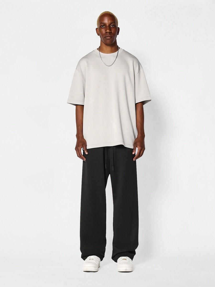 SUMWON Jogger Esencial Premium Con Entrepierna Caída Y Bucle De Regreso ...