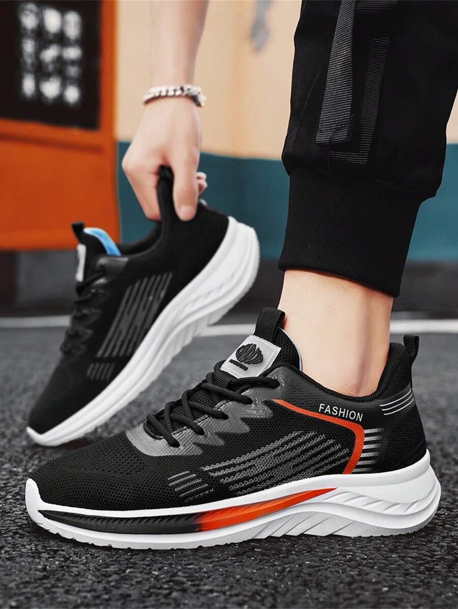 New Arrival 2024 Men's Breathable Mesh Sports Shoes, Casual Black ...