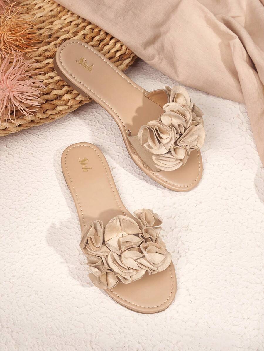 Styleloop Ladies' Solid Flat Slippers | SHEIN USA
