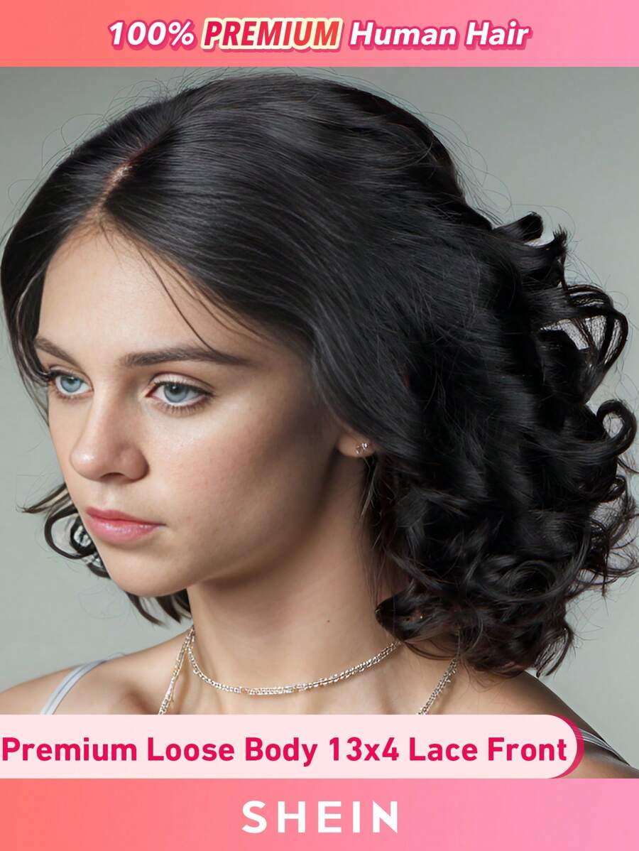 Body Wave Transparent Lace Front Wigs PREMIUM Human Hair 200% Density ...