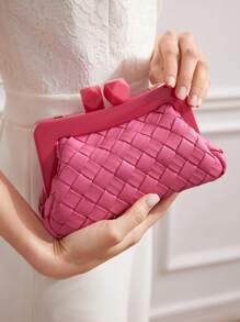 MOTF PREMIUM LADIES' TEXTURE CHAIN CLUTCH BAG | SHEIN USA