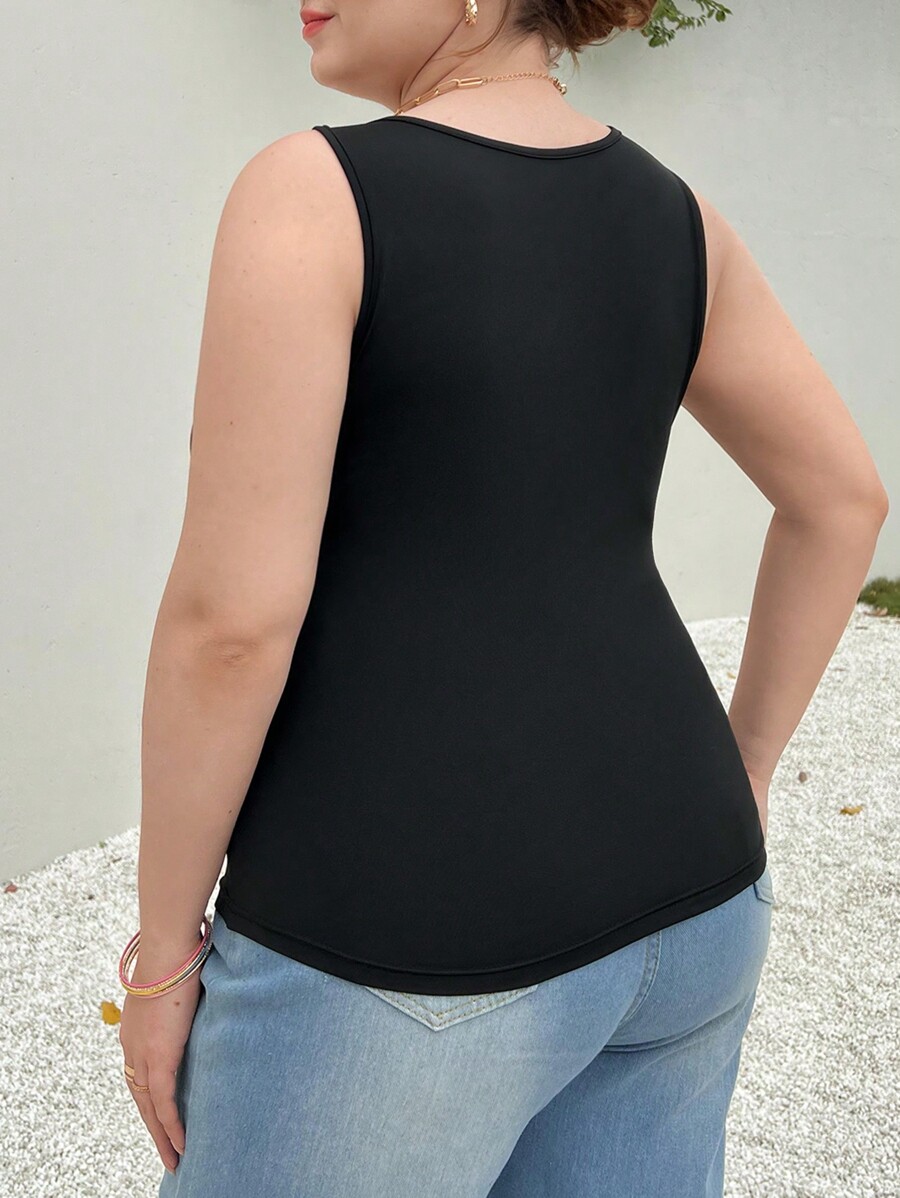 SHEIN Tall CURVE 3pcs/Set Plus Size All-Match Slim Fit Camisole Tops, Spring & Summer for Sale ...