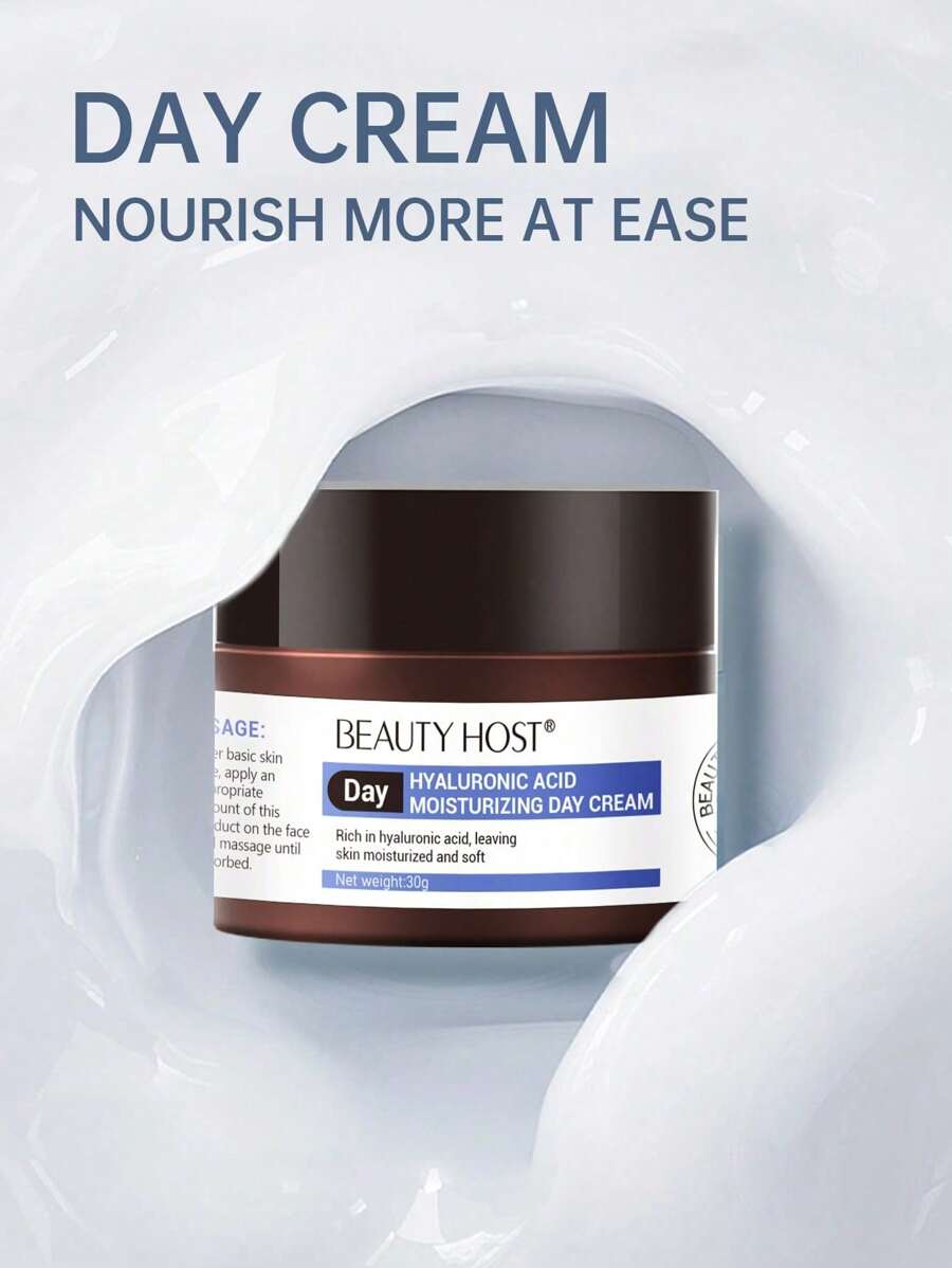 Hyaluronic Acid Moisturizing Face Cream, 30G Gel Texture Easy ...