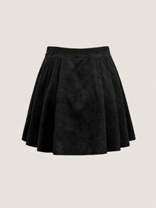 Chiquease Gonna A Linea A Vintage Jacquard A Vita Alta Con Cintura ...