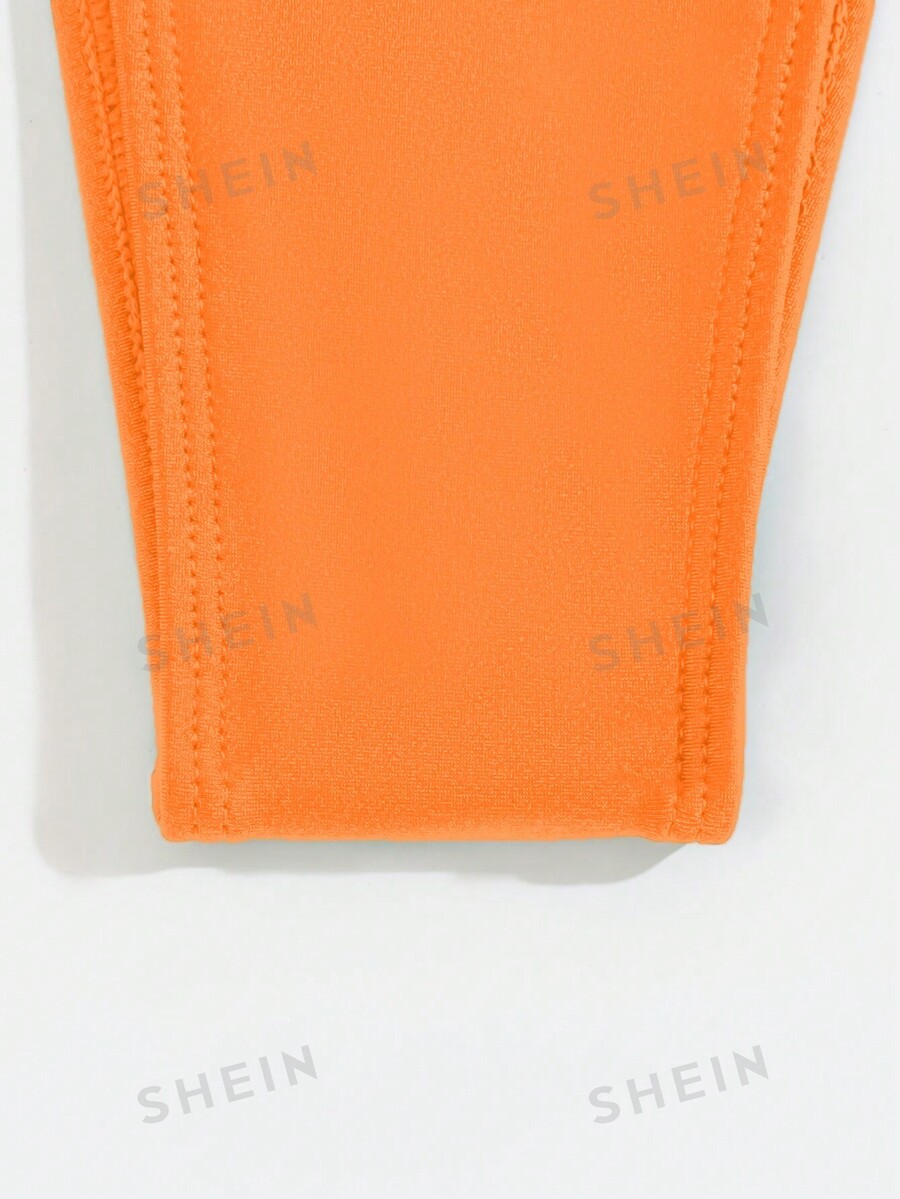 SHEIN Swim SXY Ladies Solid Color Bikini, Ring Buckle Push Up And Wire ...