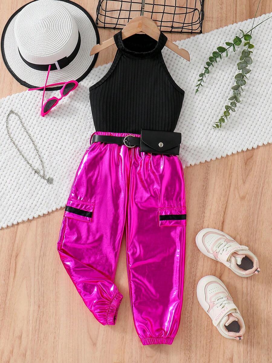 Conjunto De Ropa Amplia Y Fresca Estilo Y2k Para Chicas Jóvenes ...