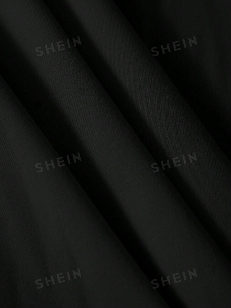 SHEIN Slayr Summer Casual Short Sleeve T-Shirt With Portrait Print ...