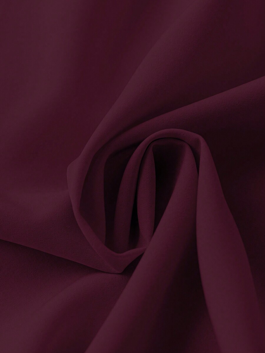 EMERY ROSE Women's Solid Color Simple Lapel Plus Size Dress | SHEIN USA