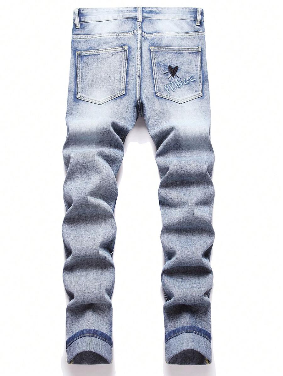 Men Letter Graphic Ripped Jeans | SHEIN USA