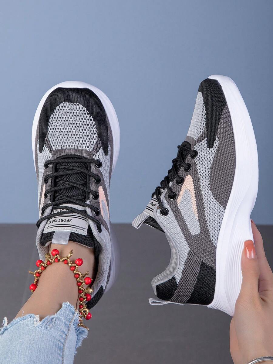 Nuevos zapatos deportivos para correr informales de malla transpirable para mujer en primavera y ...