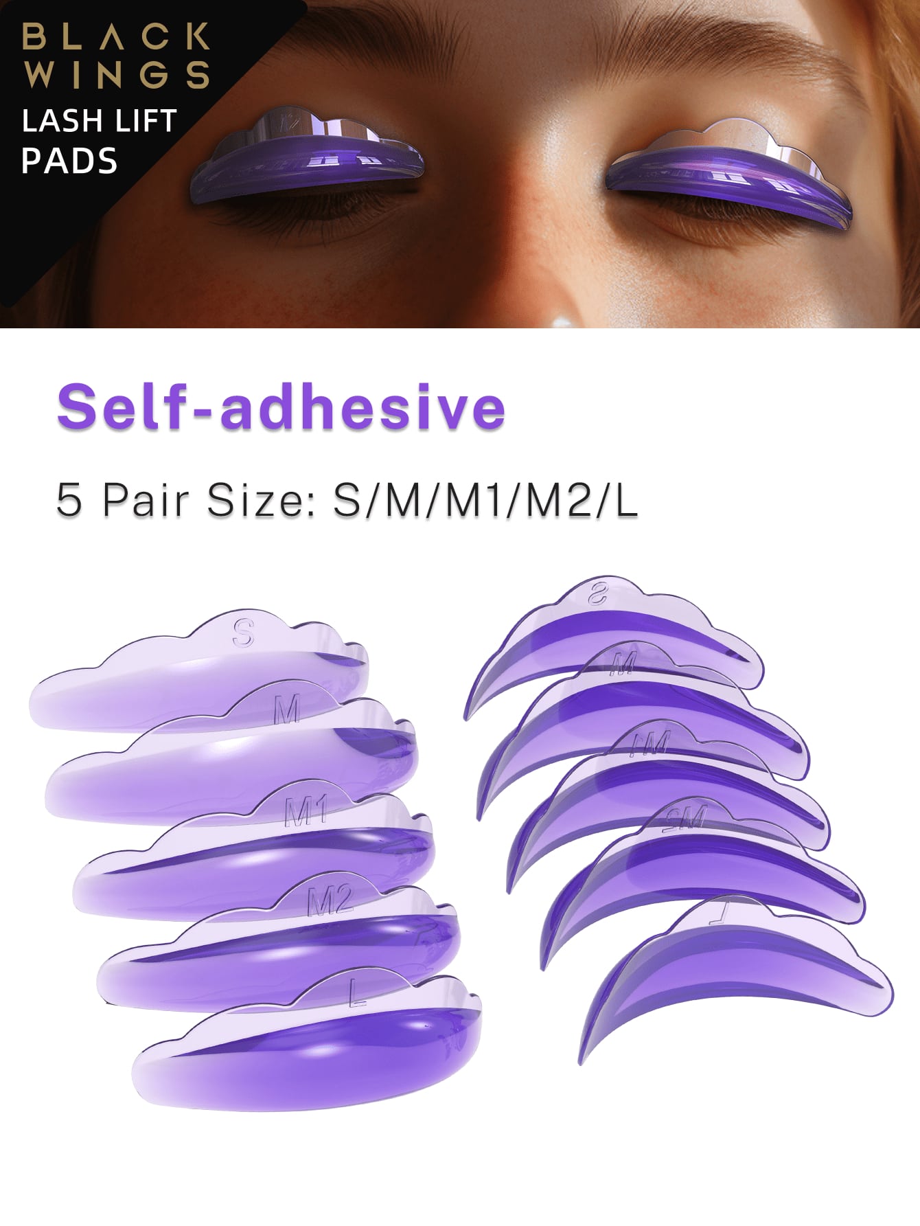 5pairs/Color Reusable Eyelash Lifting Kit With Adhesive, Include ...