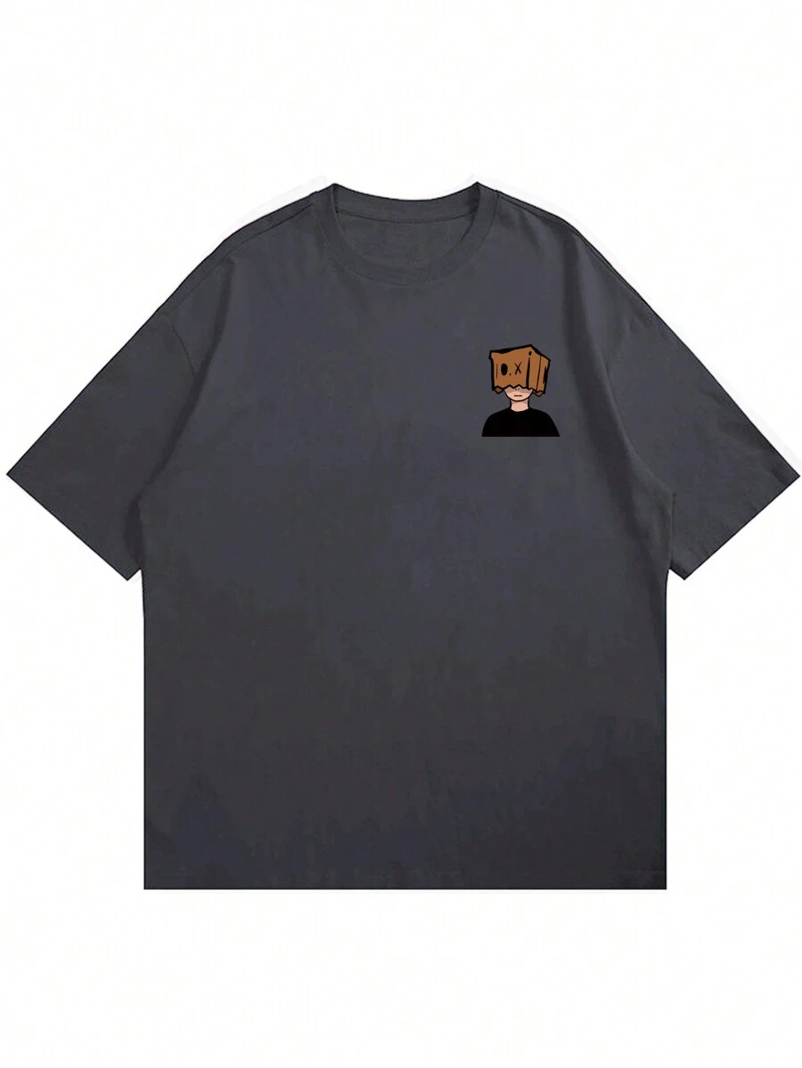 Men Stylish Printed Short Sleeve Round Neck T Shirt Shein Usa