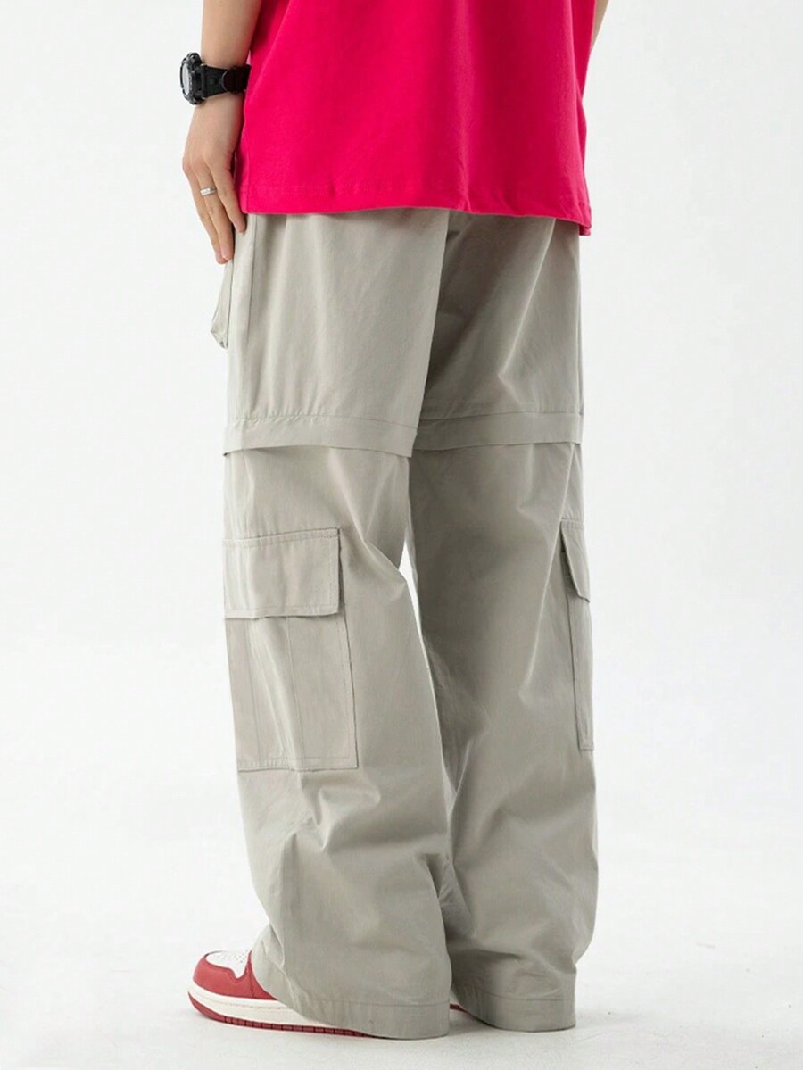 Manfinity EMRG Uomo Pantaloni cargo a vita con coulisse e tasche con ...