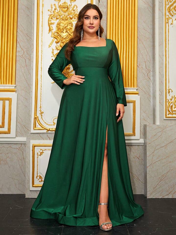 Square Dance Dresses Plus Size Grey Plus Size Ballroom Dress | Black