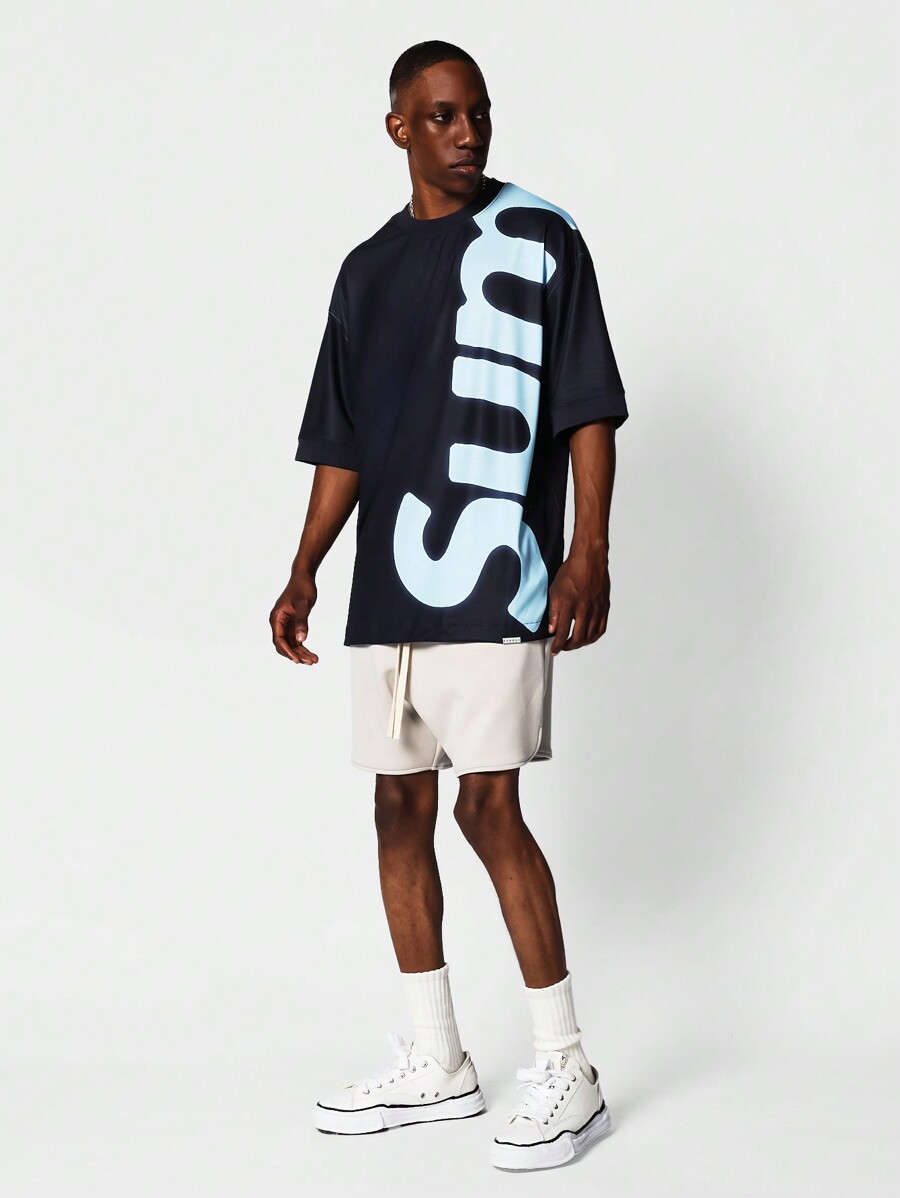 SUMWON Camisas escolares de ajuste extragrande con impresión delantera ...