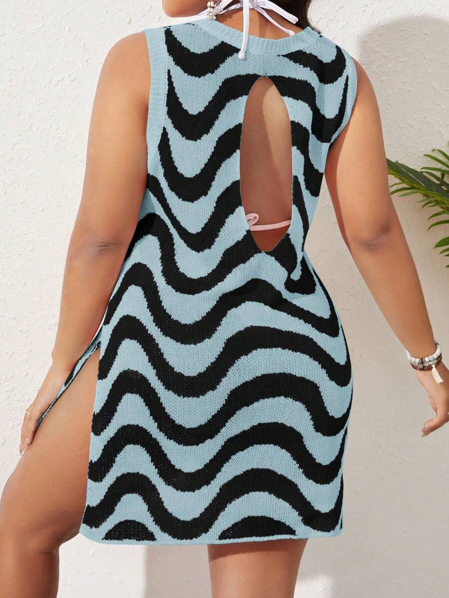 SHEIN Swim Curve Cubierta Floja De Talla Grande Para El Cuerpo Con ...