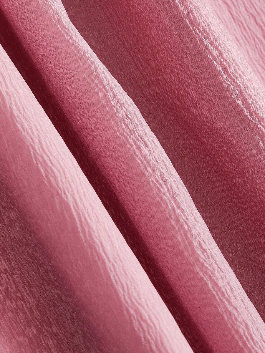 SHEIN Privé Women's Cheongsam Style Midi Dress With Seven-Quarter ...