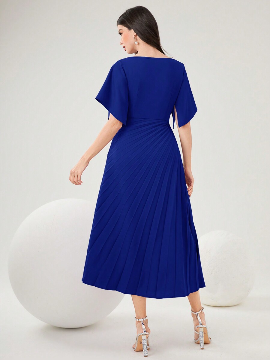 SHEIN Modely Elegant And Fashionable Solid Color Women Party Dress Long ...