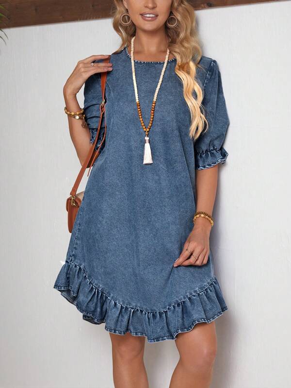 Shop Denim & Jean Dresses | Trendy Fashion | SHEIN USA