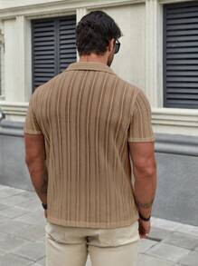 Men's Solid Color Short Sleeve Shirt, Casual Spring/Summer Wear | SHEIN USA