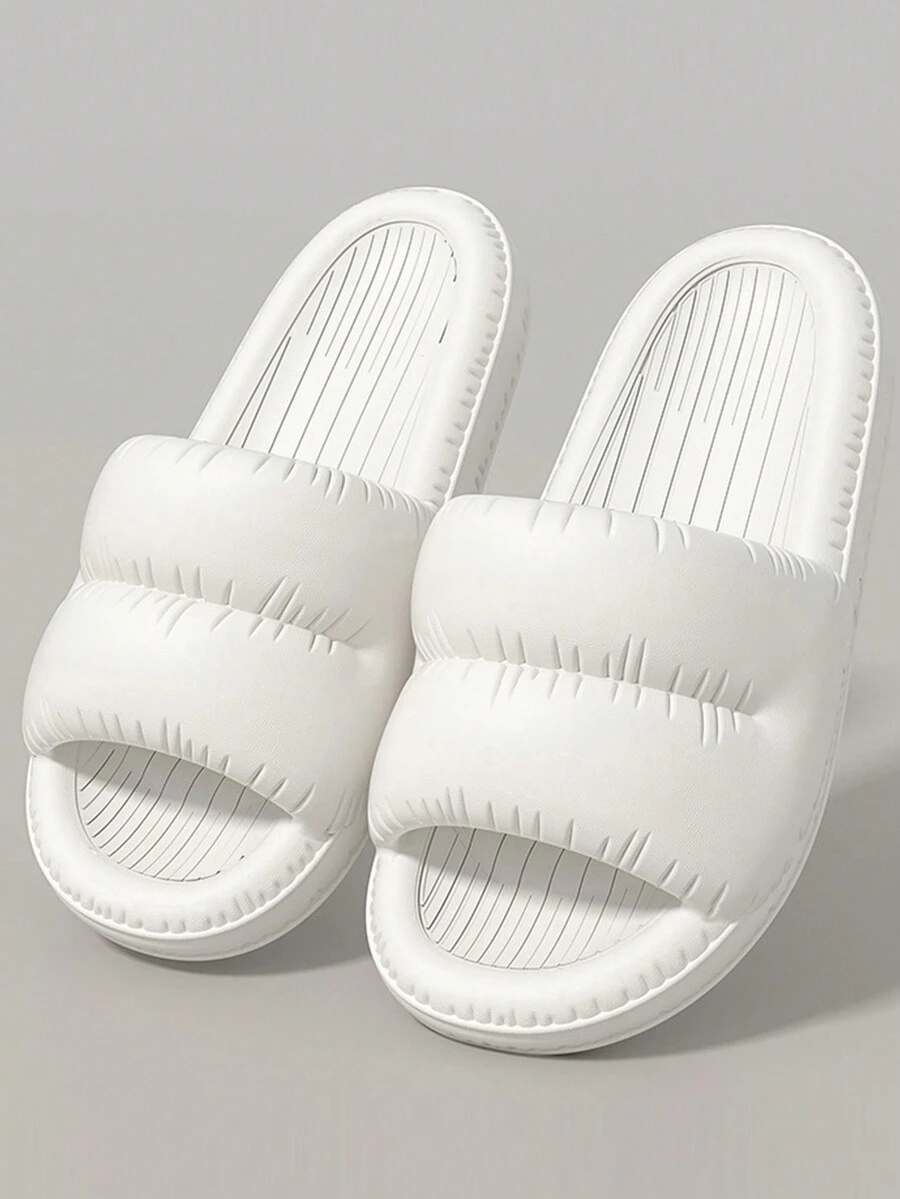 2024 New Arrival Smooth Vertical Stripe Slippers, EVA House Slippers ...