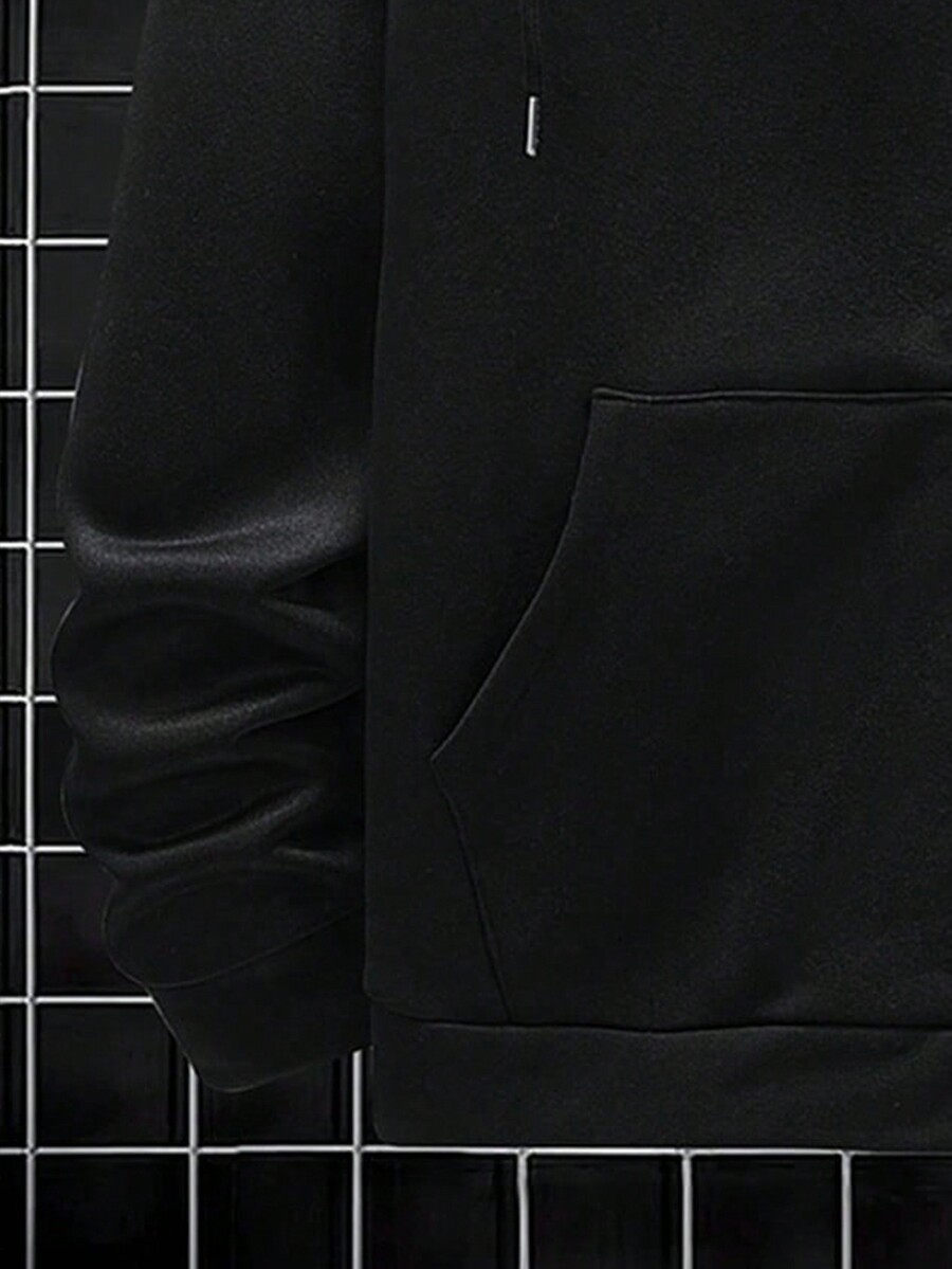 Manfinity LEGND Men Hooded Casual Sweatshirt With Loose Fit, Letter ...