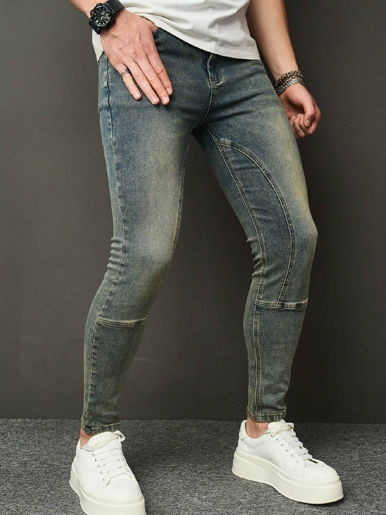 Manfinity EMRG Men Daily Wear Slim Fit Versatile Jeans for Sale ...