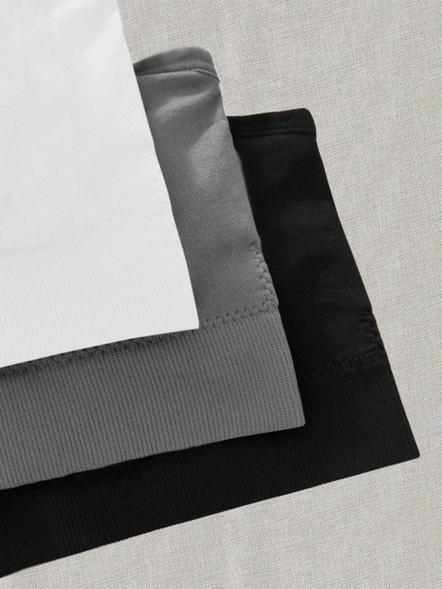 SHEIN Sport Studio Plus Size Seamless Sports Bra Set Of 3, Summer ...