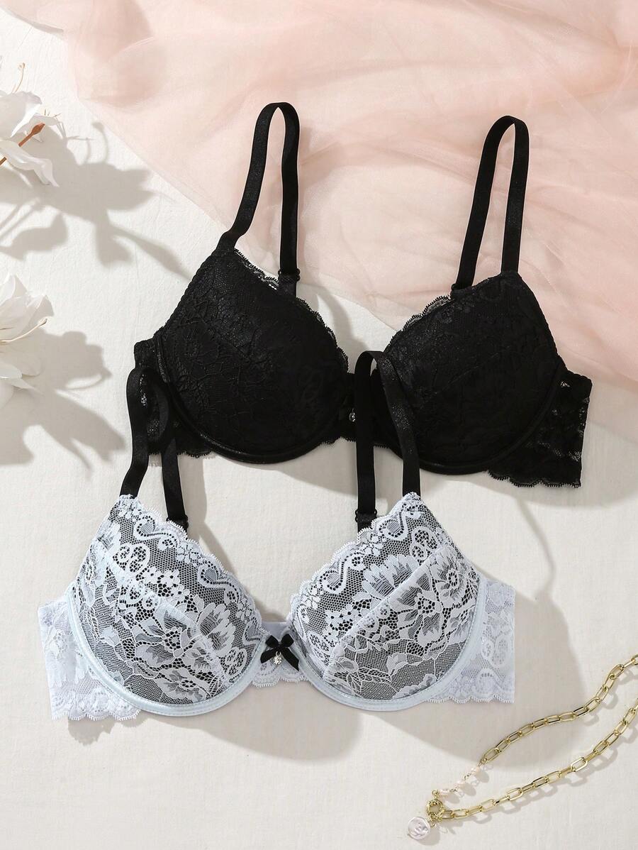 Women Romantic Sexy Lace Underwear, Prevent Sagging, Enhance Small Breasts, Collect Side Breasts ...
