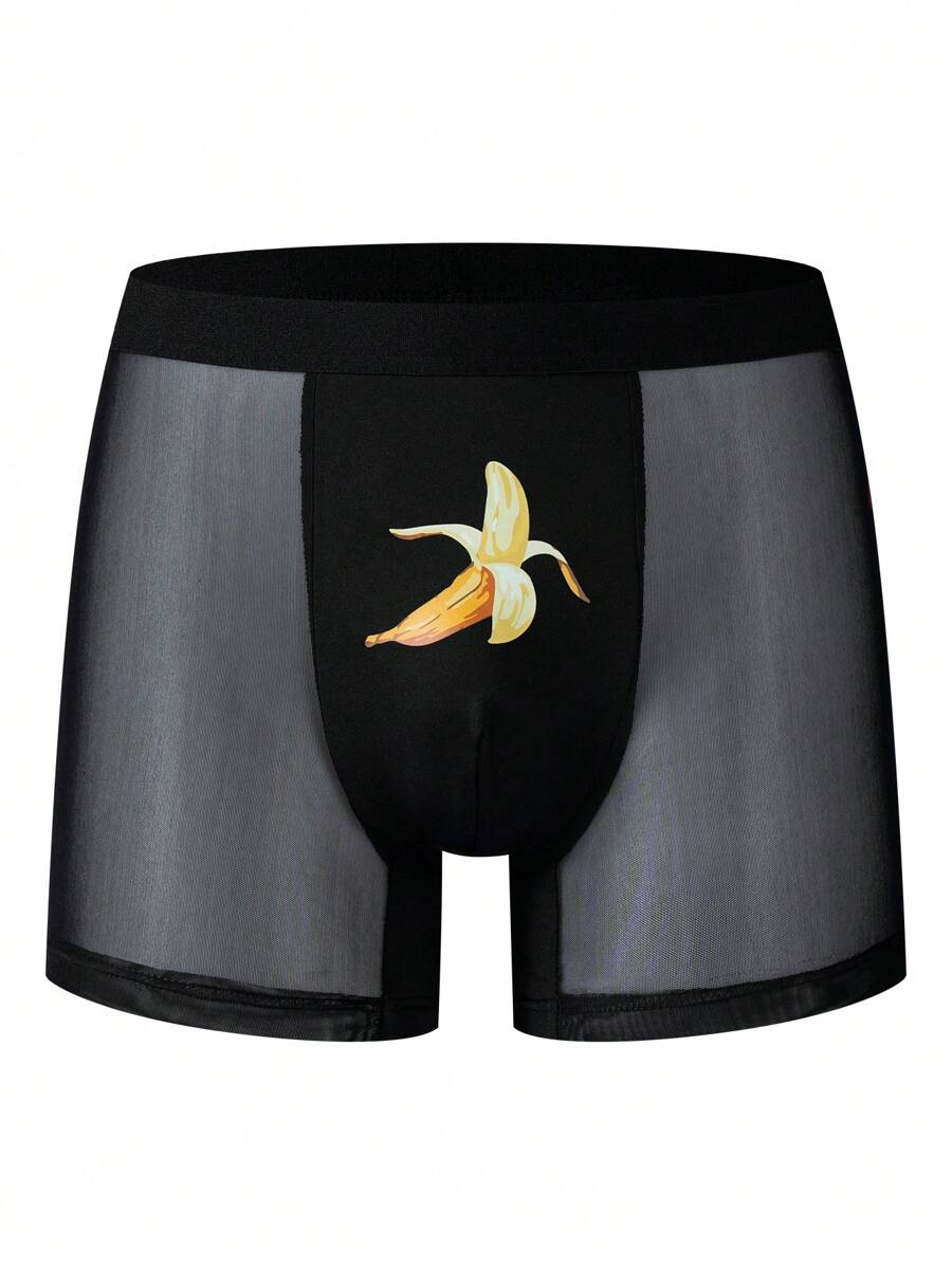 Men Sexy Mesh Boxer Briefs Underwear | SHEIN USA