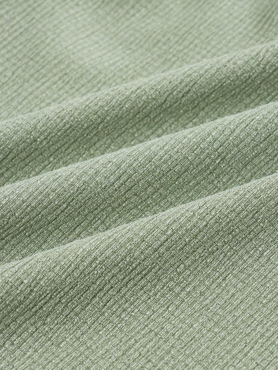 SHEIN EZwear Ladies" Solid Color Textured Fabric Strapless Top And ...