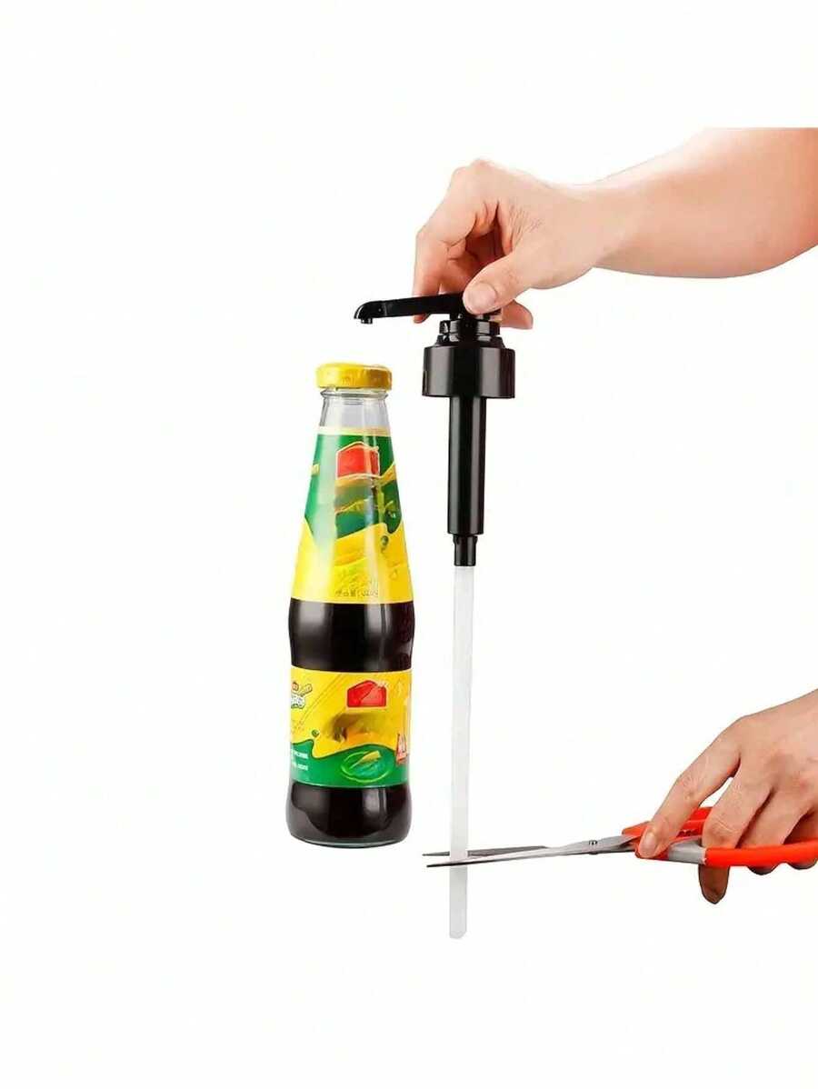 1Pc Easy-To-Use Oil Consuming Bottle Presser,Oyster Sauce Squeezer, Pump Bottle Mouth Squeezer ...