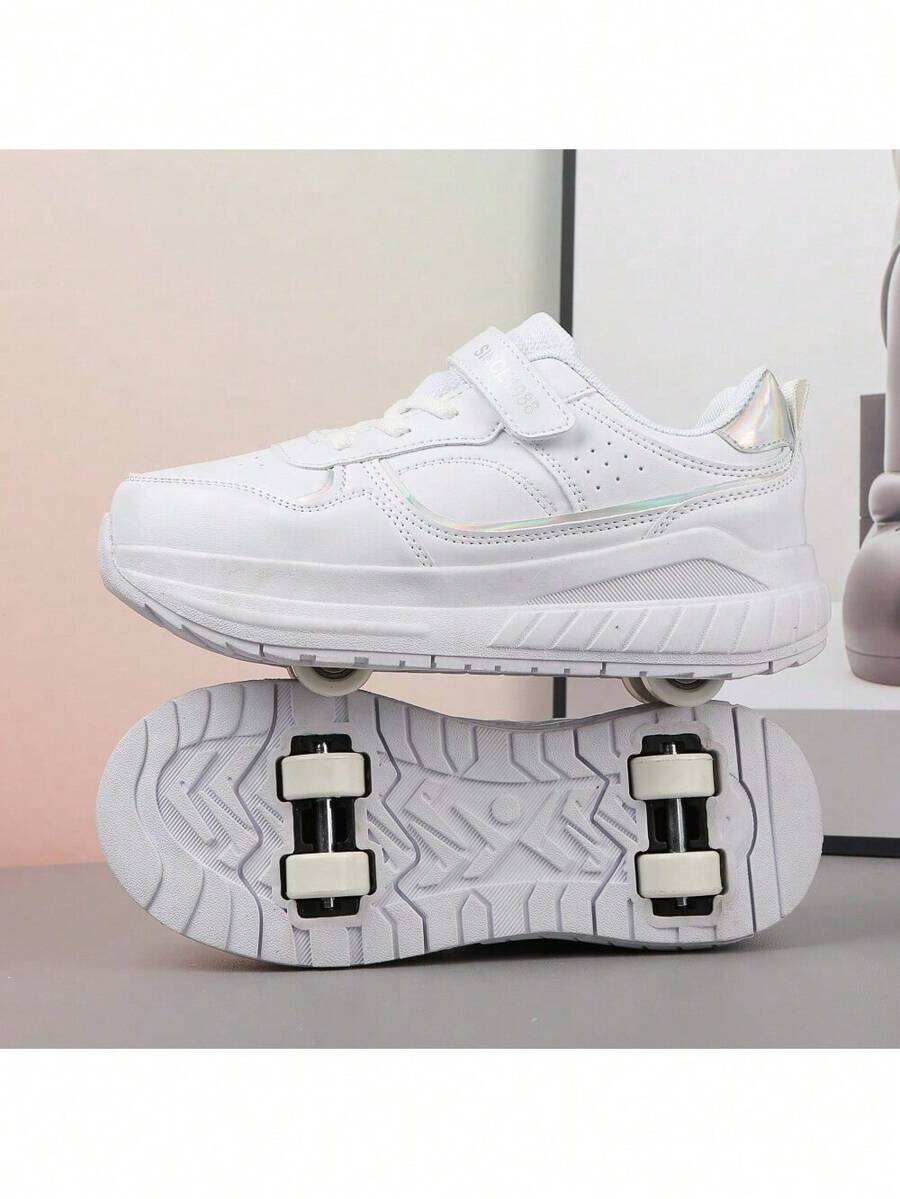 Children's Roller Skate Shoes With Detachable Four-Wheel Shoe For ...