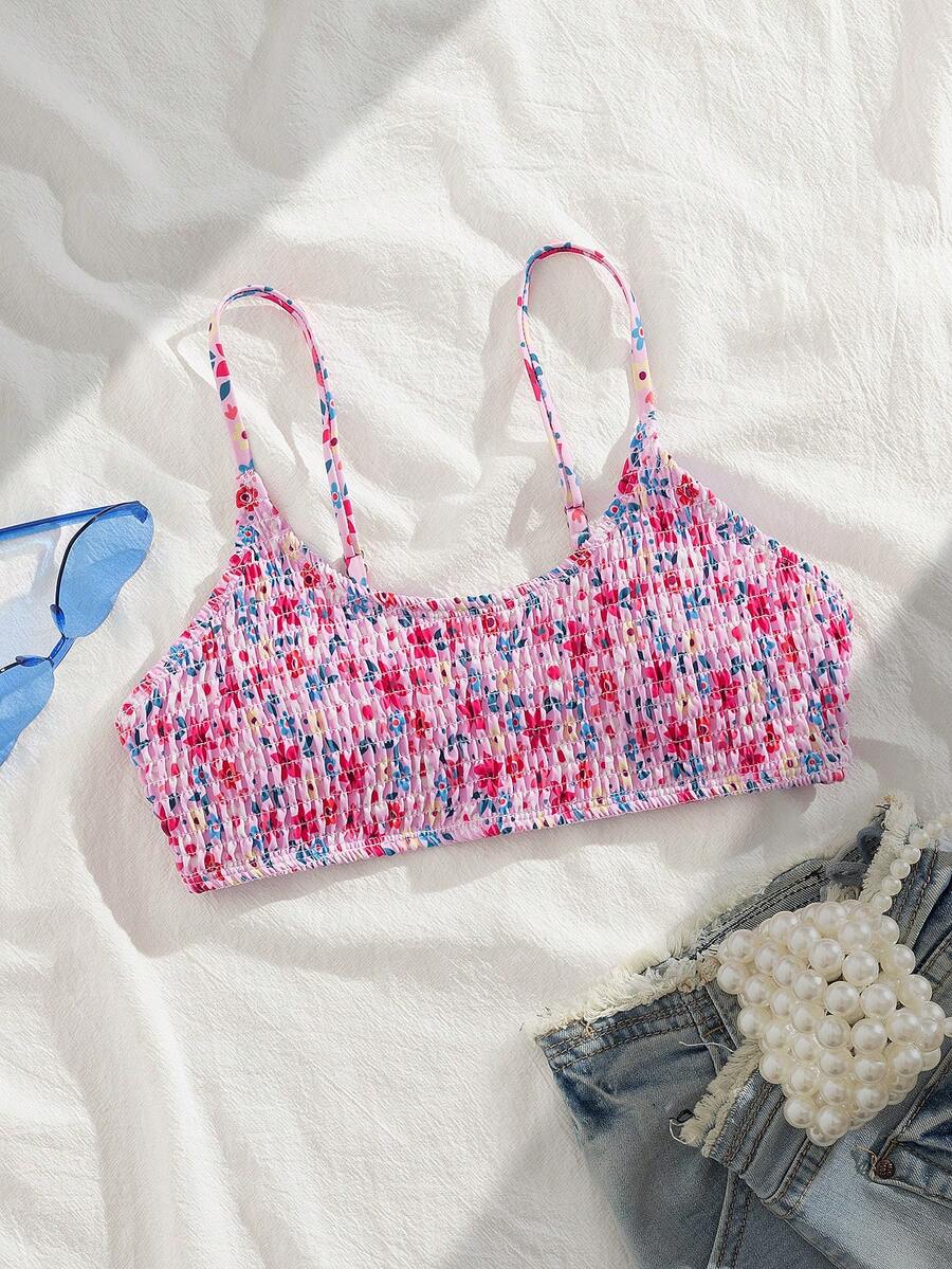 SHEIN Swim Vcay Women Summer Beach Ditsy Floral Print Fashionable ...