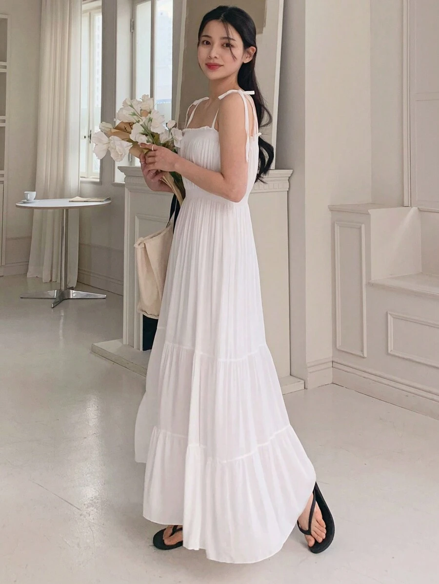 DAZY Women Solid Color Simple And Fresh Daily Wear Spring/Summer ...