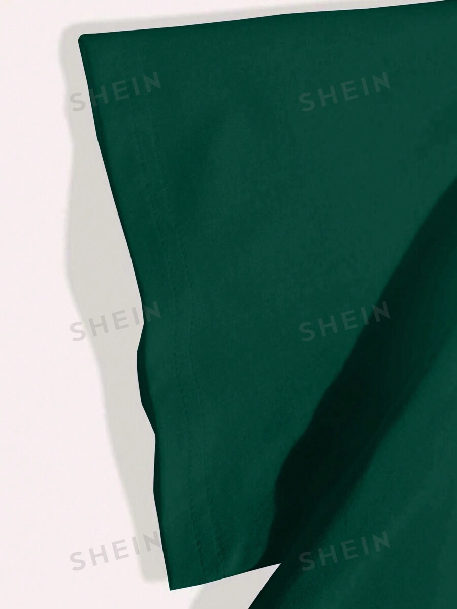 SHEIN LUNE Women's Slogan Print Round Neck T-Shirt God Is Still Writing ...