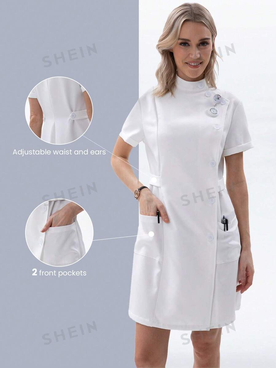SHEIN Essnce SHEIN Essnce Women's Summer Nurse Uniform Jogging Wear ...
