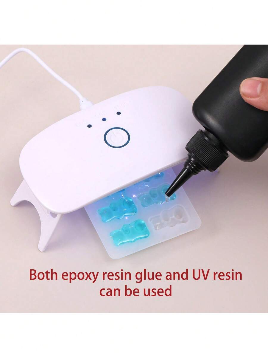 24 Colors DIY Resin Drop Glue With Sparkling Mica Flake Pigments 5ml ...