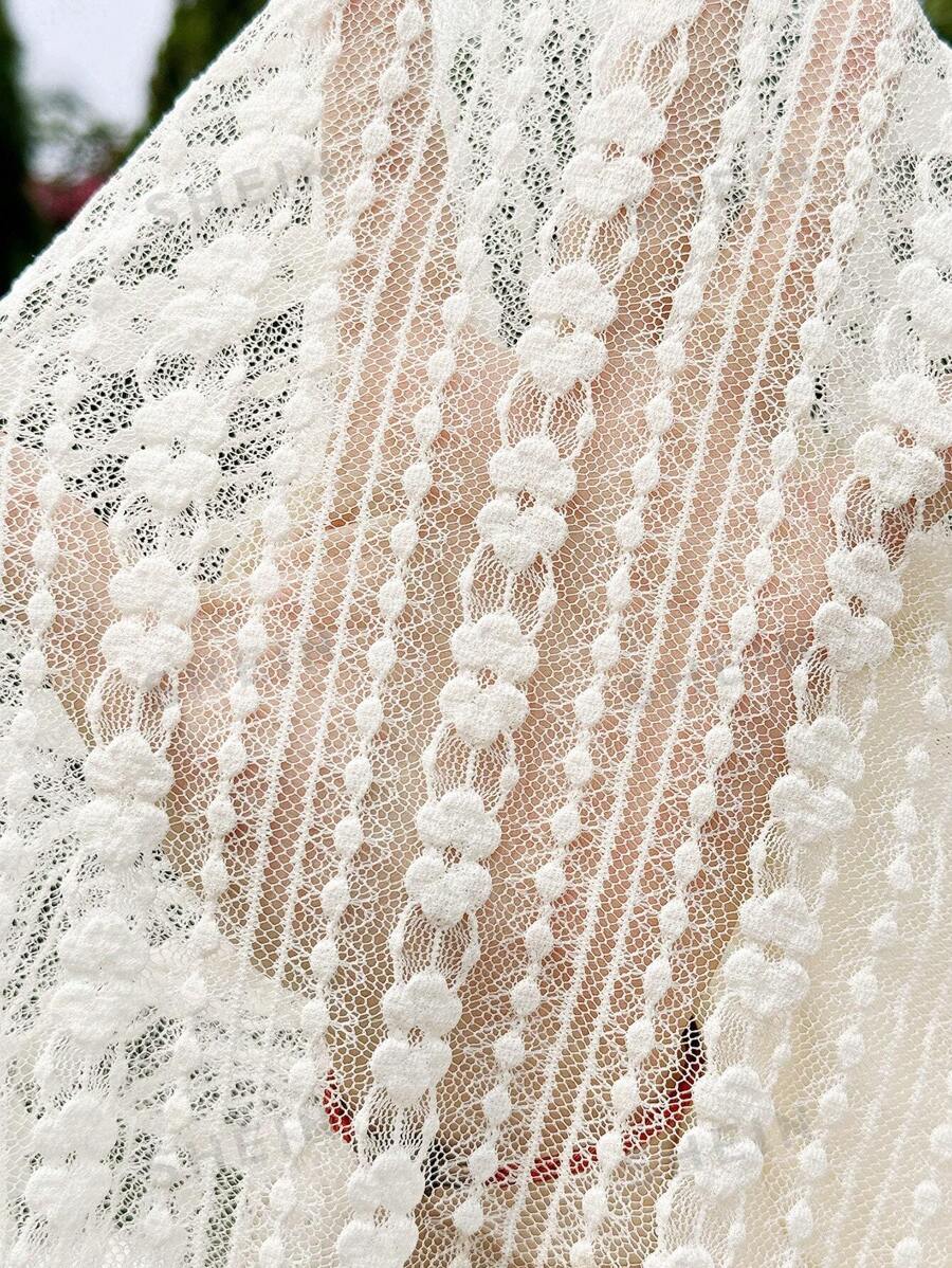 SHEIN Essnce Women Cream-Colored Double-Layer Lace Camisole Top | SHEIN UK