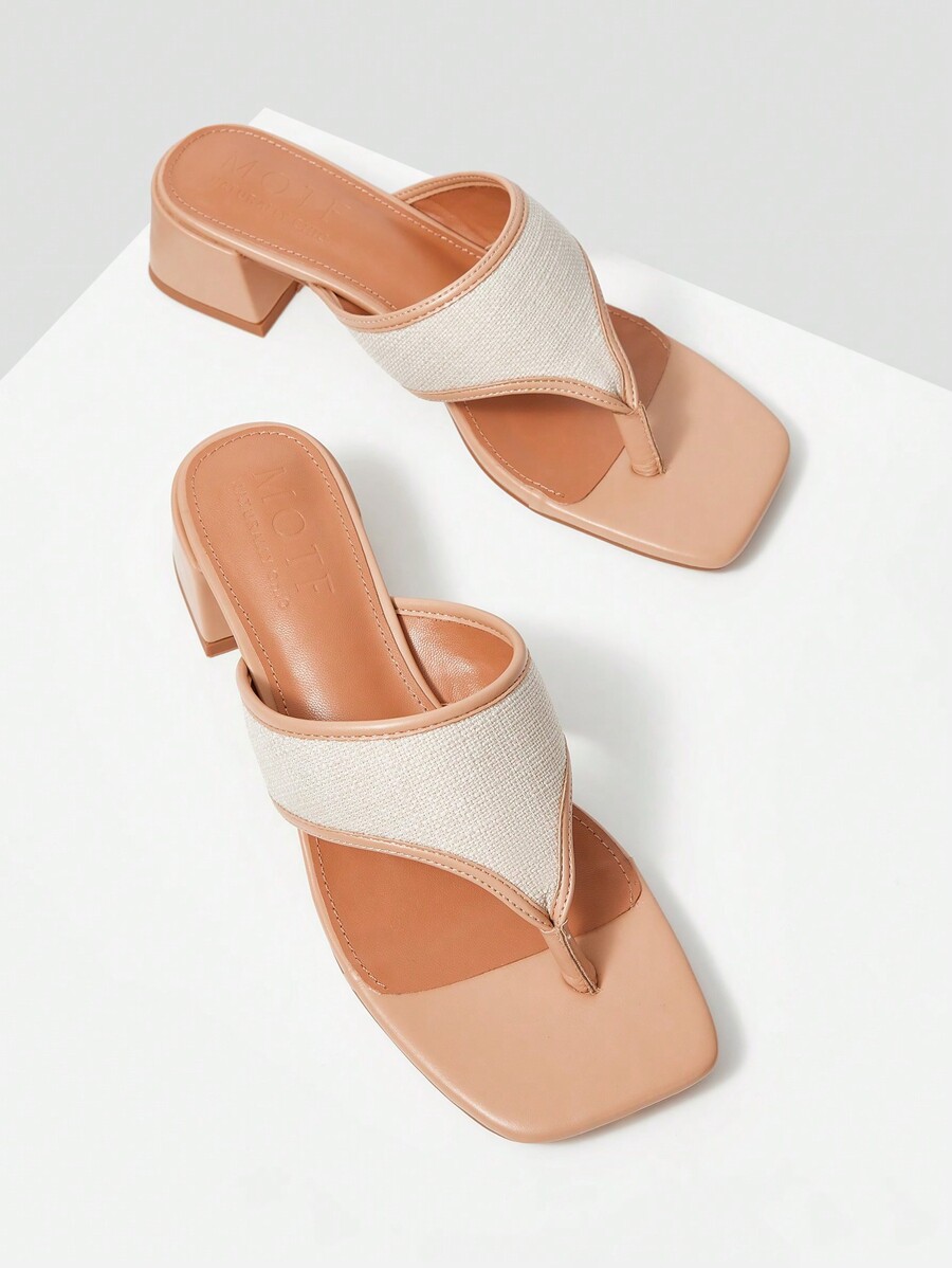 MOTF PREMIUM VACATION TOE POST HEELED SANDALS, GRADUATION HEEL, PROM ...