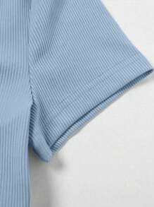 INAWLY Women Color Block Short Sleeve Cropped Top And Shorts Set For ...